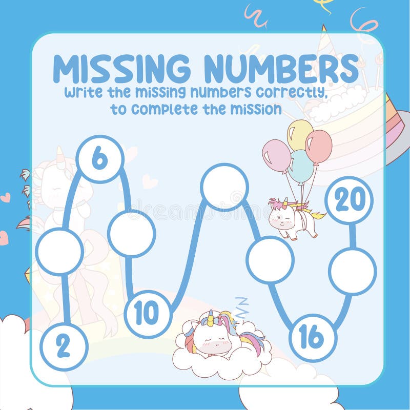 Math Worksheet for Kids Ready To Print File. Counting Exercise for ...