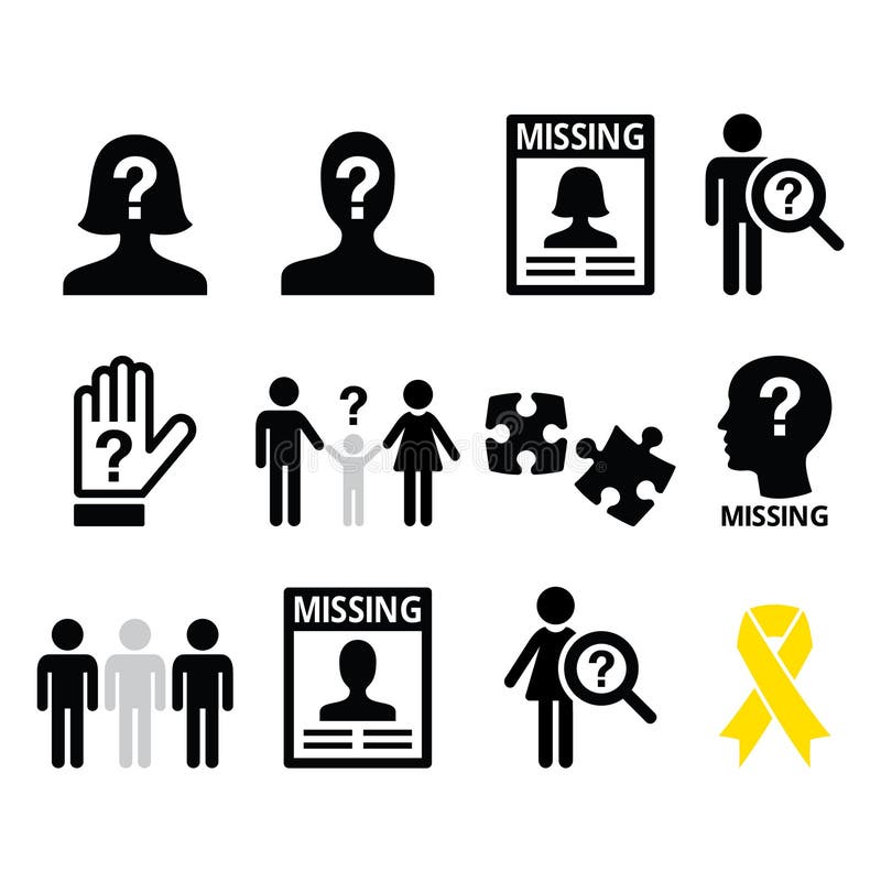 Missing Person Poster Stock Illustrations – 499 Missing Person Poster ...