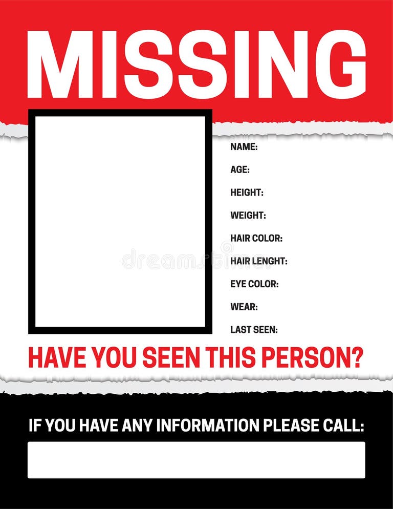 Missing Person Stock Illustrations – 3,702 Missing Person Stock ...