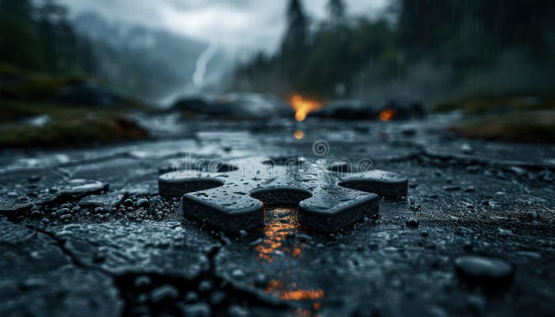 The Missing Piece a Jigsaw Puzzle Metaphor Representing Identity ...