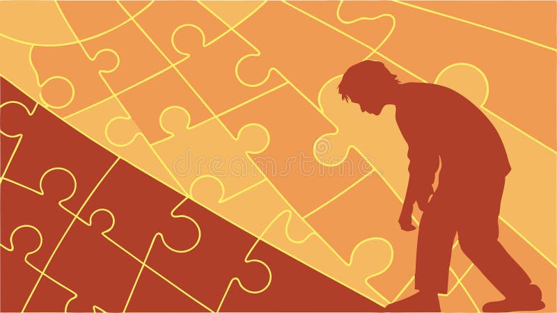 Missing Piece Puzzle Abstract Problem Concept, Vector Design Generative ...