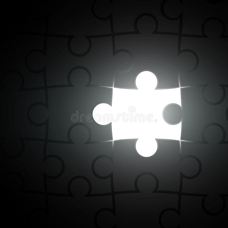 Missing Piece of the Puzzle Stock Vector - Illustration of hole, answer ...