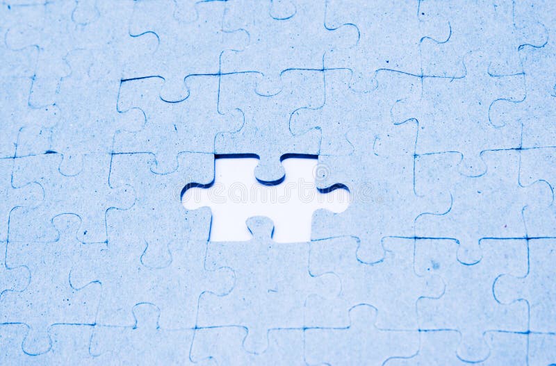 Missing puzzle piece stock photo. Image of rendering, digital - 1255048