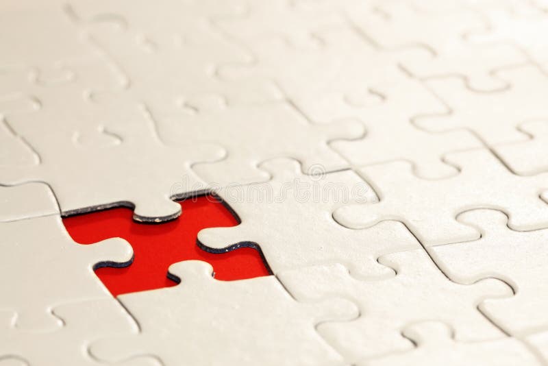 Missing piece stock image. Image of jigsaw, individuality - 10598905