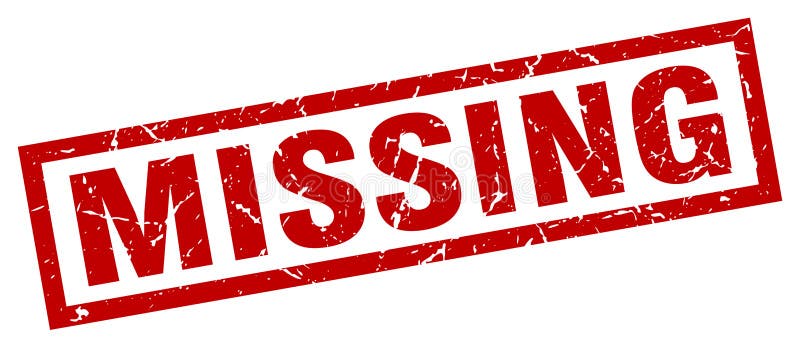 Missing stamp stock vector. Illustration of sign, insignia - 122429386