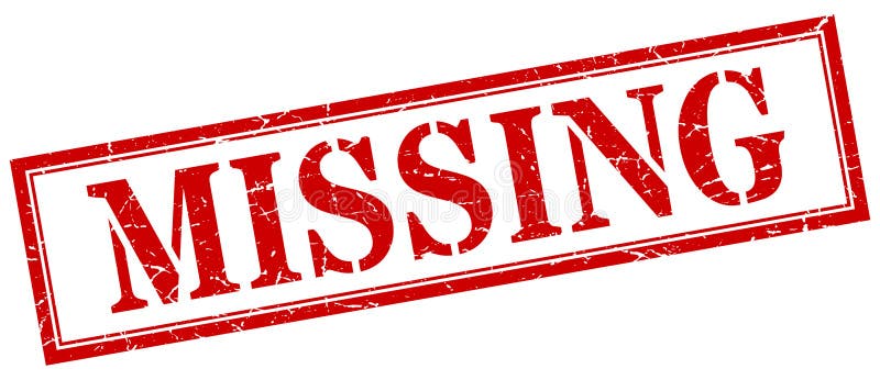 Missing Red Grunge Square Vintage Rubber Stamp Stock Illustrations – 27 ...