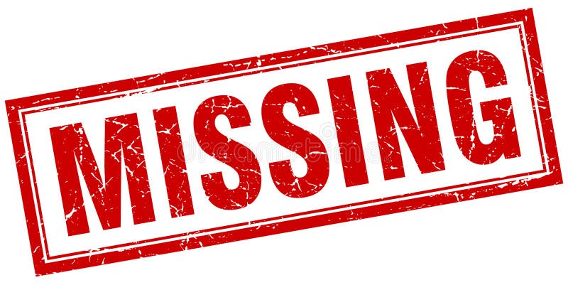 Missing stamp stock vector. Illustration of stamp, grungy - 125008740