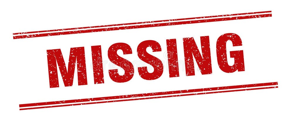 Missing Stamp. Missing Square Grunge Sign Stock Vector - Illustration ...