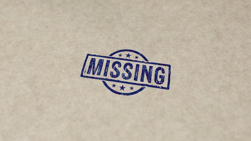Missing Stamp and Stamping Animation Stock Video - Video of missing ...