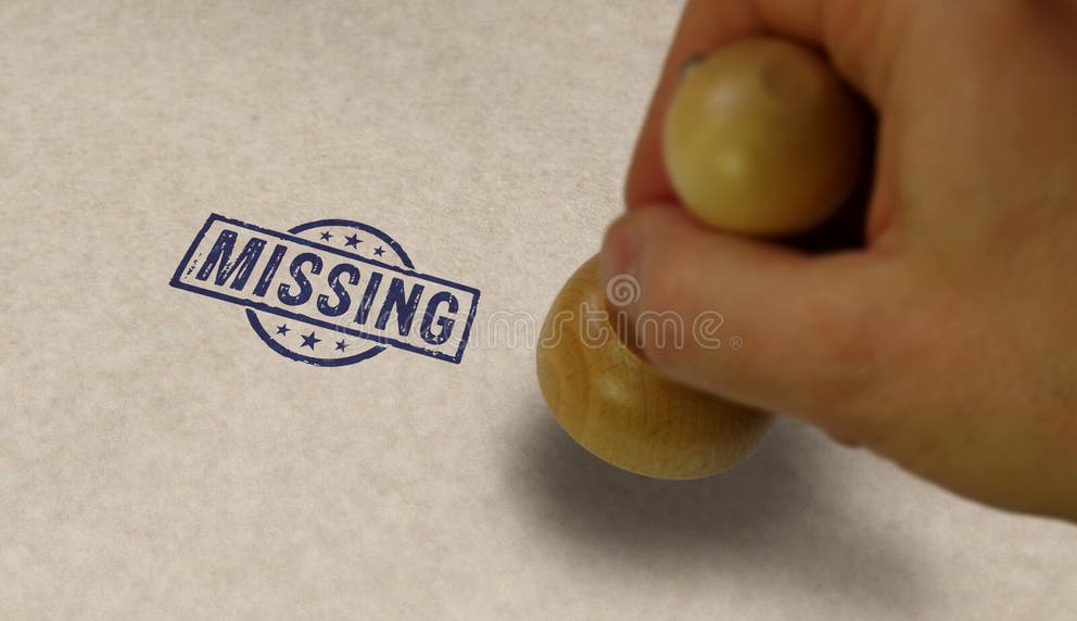 Missing stamp and stamping stock image. Image of symbol - 254037563
