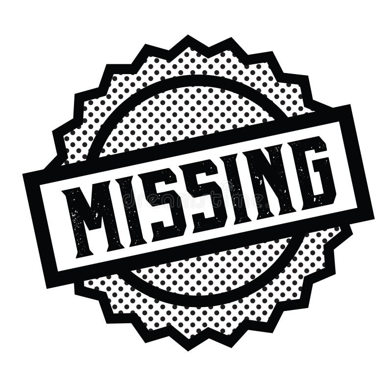 Missing stamp on white stock vector. Illustration of label - 124381006