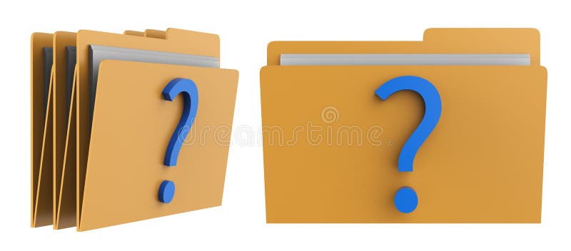 Missing or unknown file stock illustration. Illustration of binder ...