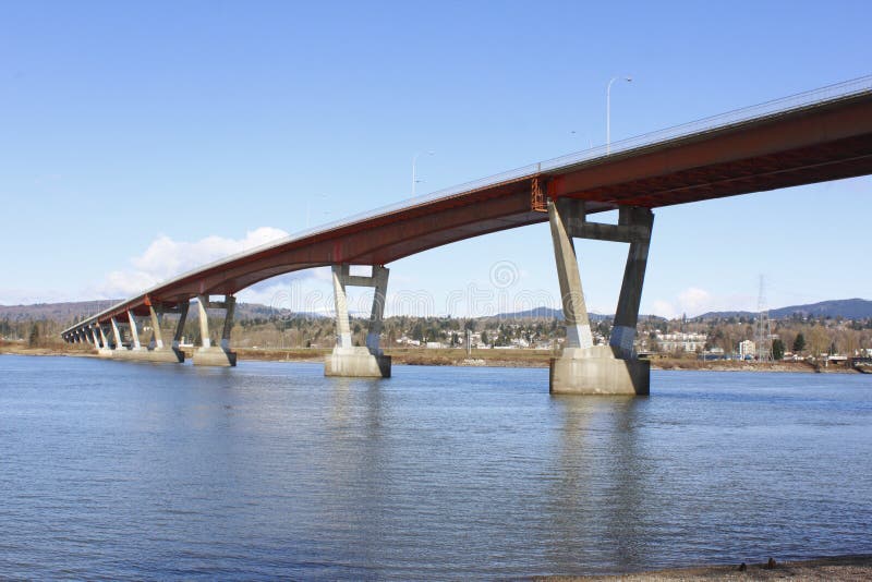 Mission Bridge Over the Fraser River on Highway 11 between Abbotsford ...