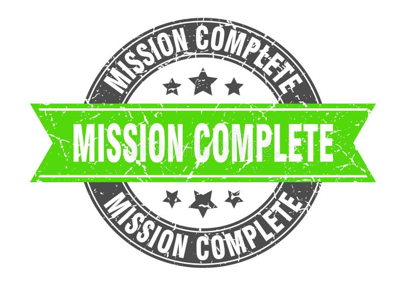 Mission complete stamp stock vector. Illustration of sign - 162723460