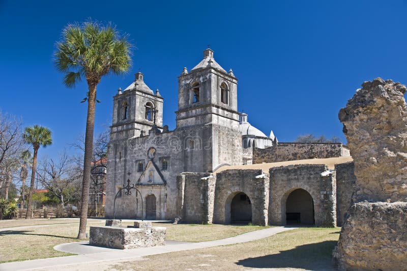 Mission Concepcion San Antonio Texas Stock Image - Image of antonio ...