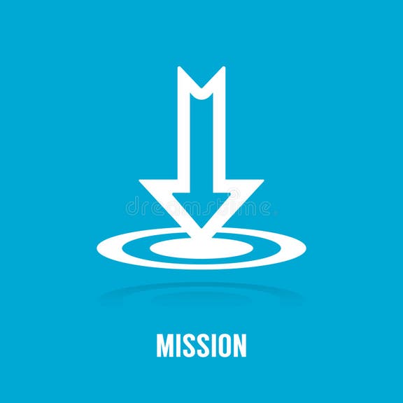 Mission Concept. Vector Illustration Decorative Design Stock Vector ...
