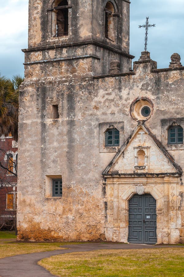 Mission Entrance stock image. Image of religion, clay - 93518993