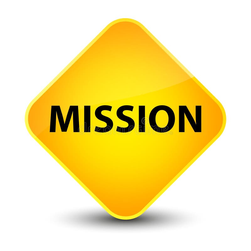 Mission Elegant Yellow Diamond Button Stock Illustration - Illustration ...