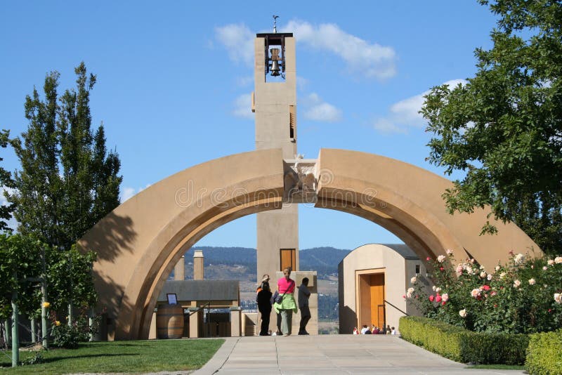 Mission Hill Winery Kelowna Stock Image - Image of buildings, beautiful ...