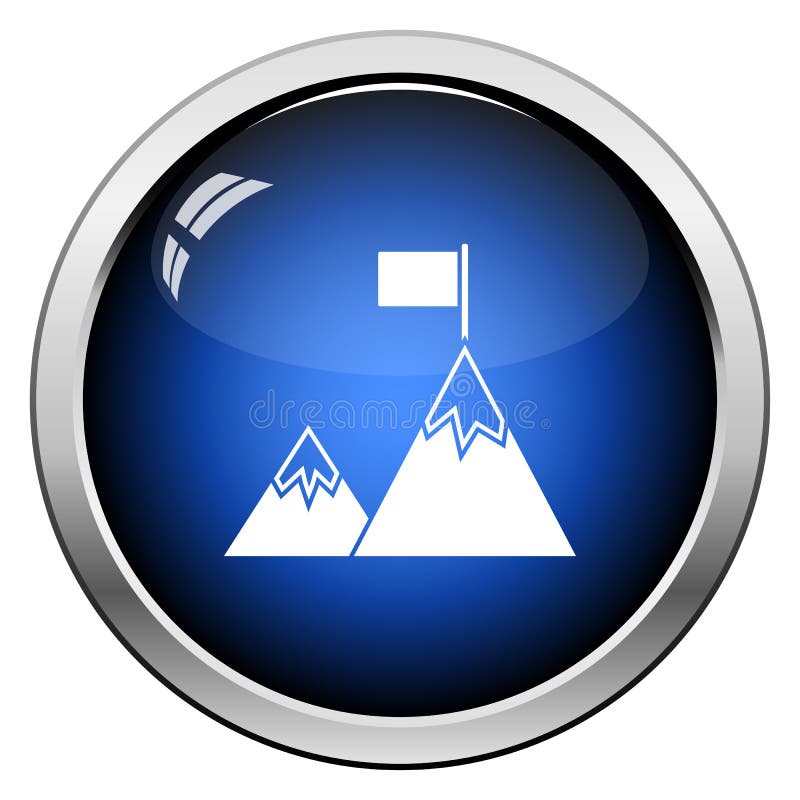 Mission Glossy Red Round Button Stock Illustration - Illustration of ...