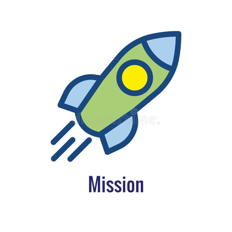 Mission Icon To Use with Core Values with Mission Statements Stock ...