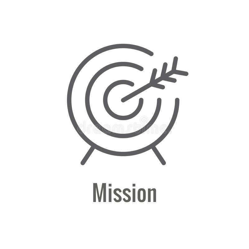 Mission Icon To Use with Core Values with Mission Statements Stock ...