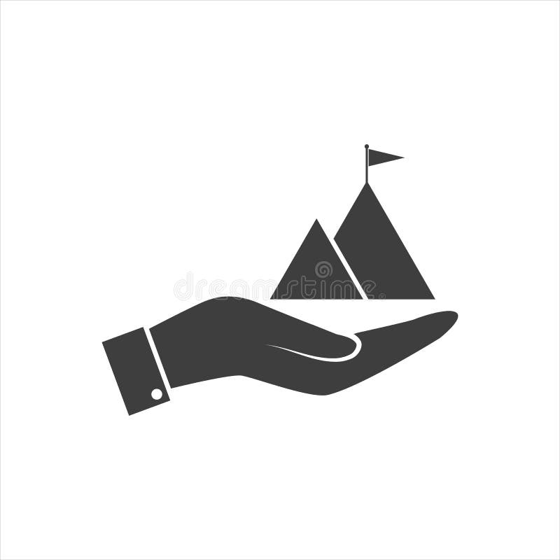 Mission Icon on a White Background. Vector Graphics. Stock Vector ...