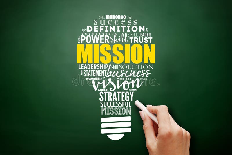 MISSION Light Bulb Word Cloud Collage Stock Illustration - Illustration ... MISSION Light Bulb Word Cloud Collage Stock Illustration - Illustration ...