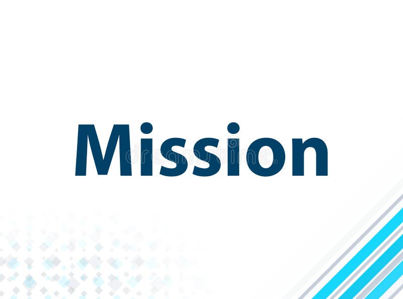 Mission Modern Flat Design Blue Abstract Background Stock Illustration ...