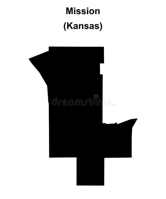 Mission outline map stock vector. Illustration of icon - 357328720