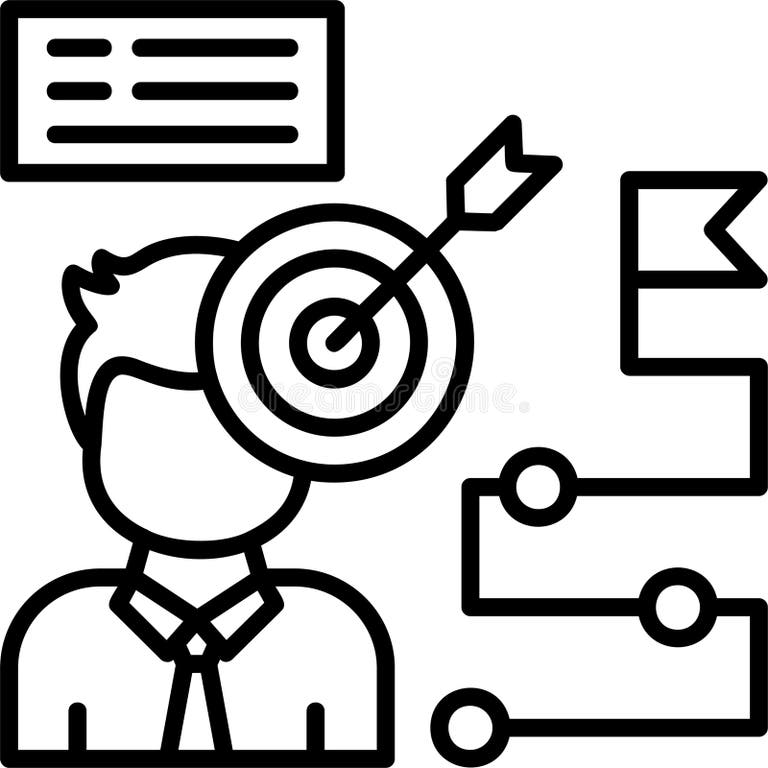 Mission Modern Outline Style Icon Design Stock Illustrations – 332 ...