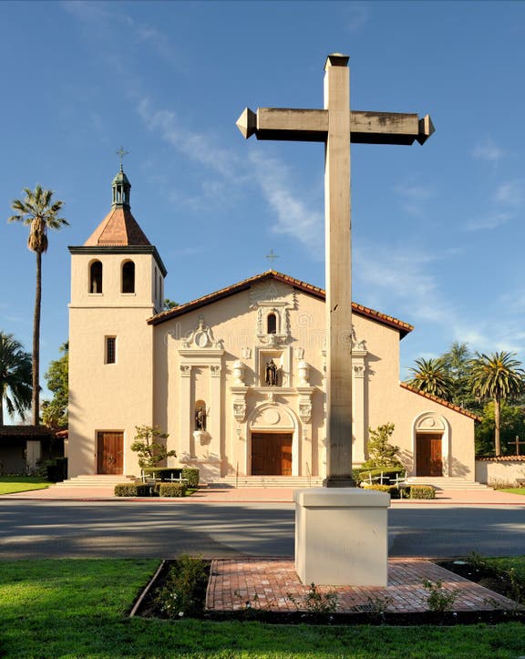 Mission Santa Clara stock image. Image of outside, architecture - 18380743