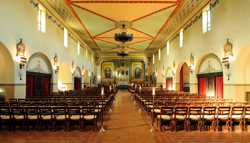 Mission Santa Clara stock photo. Image of aisle, landmark - 18380758