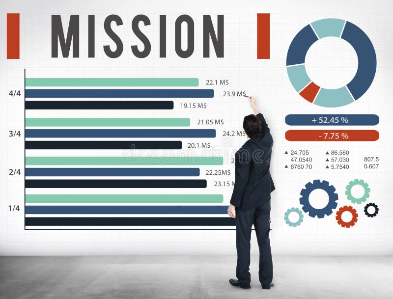 Mission Solution Target Strategy Vision Concept Stock Image - Image of ...