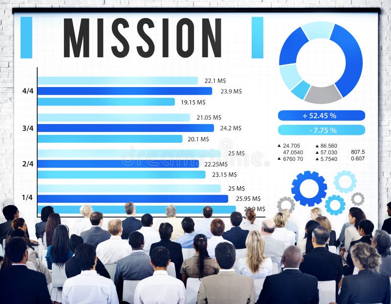 Mission Solution Target Strategy Vision Concept Stock Photo - Image of ...