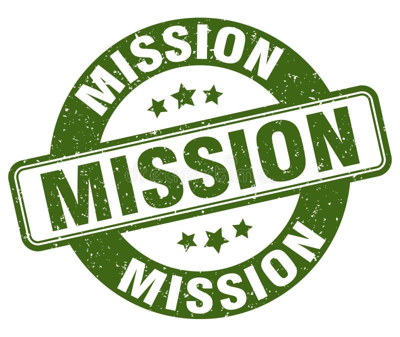 Mission Stamp. Mission Label. Round Grunge Sign Stock Vector ...