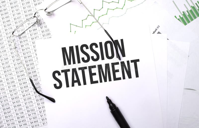 Mission Statement. Conceptual Background with Chart ,papers, Pen and ...