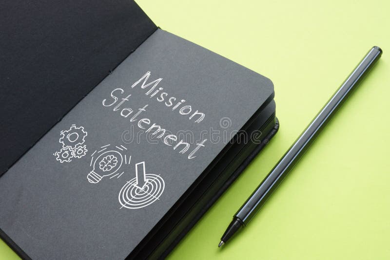 Mission Statement is Shown Using the Text Stock Image - Image of ...