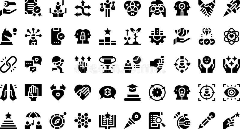 Mission Vision and Values Icons High-Quality Vector Icons Collection ...