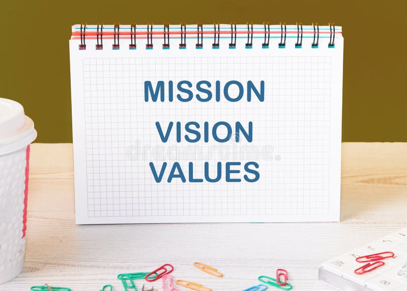 Mission Vision Values Symbol. Concept Words Mission Vision Values in a ...