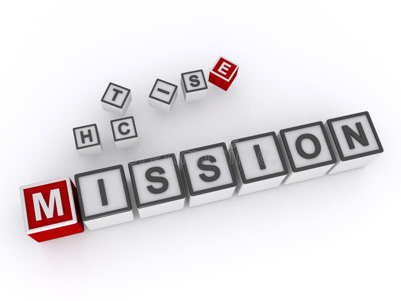 Mission Word Vector Text with Golden Stars Trail and Handwritten Stock ...