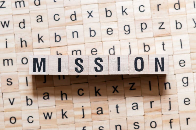 Mission word concept stock photo. Image of inspiration - 145651050