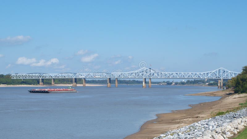 Mississippi River bridge stock photo. Image of mississippi - 61658086
