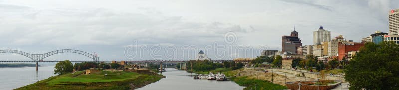 Mississippi River at Memphis Editorial Photography - Image of highway ...