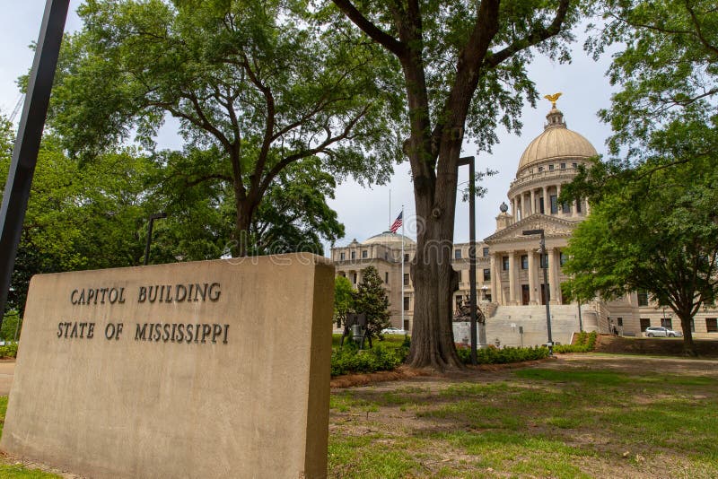 Mississippi State Capitol Building, Jackson, MS Stock Photo - Image of ...