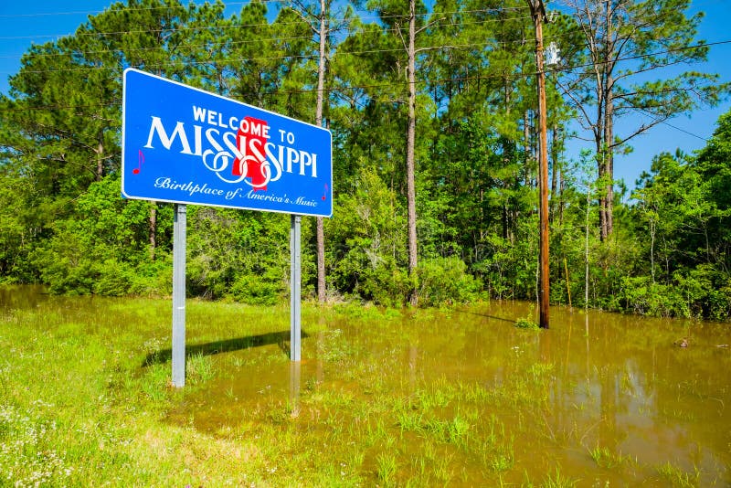 Mississippi state sign stock photo. Image of coast, vacation - 40673678
