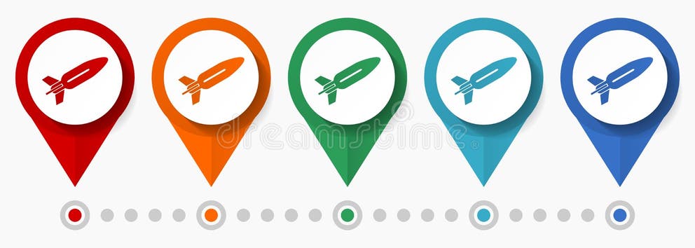 Rocket Pointers Stock Illustrations – 24 Rocket Pointers Stock ...