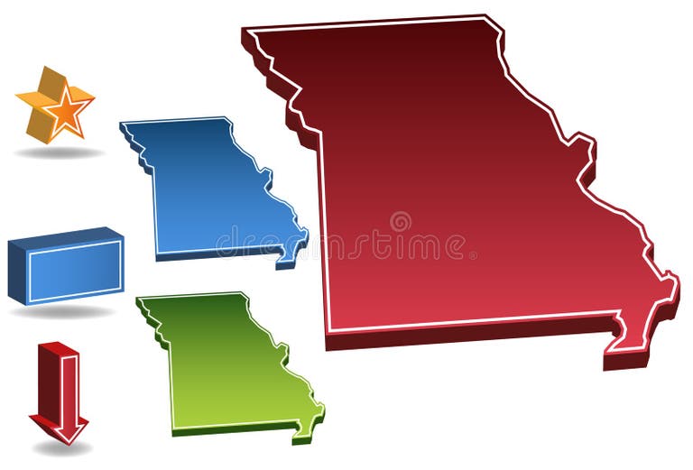 Missouri Outline Graphic Stock Illustrations – 810 Missouri Outline ...