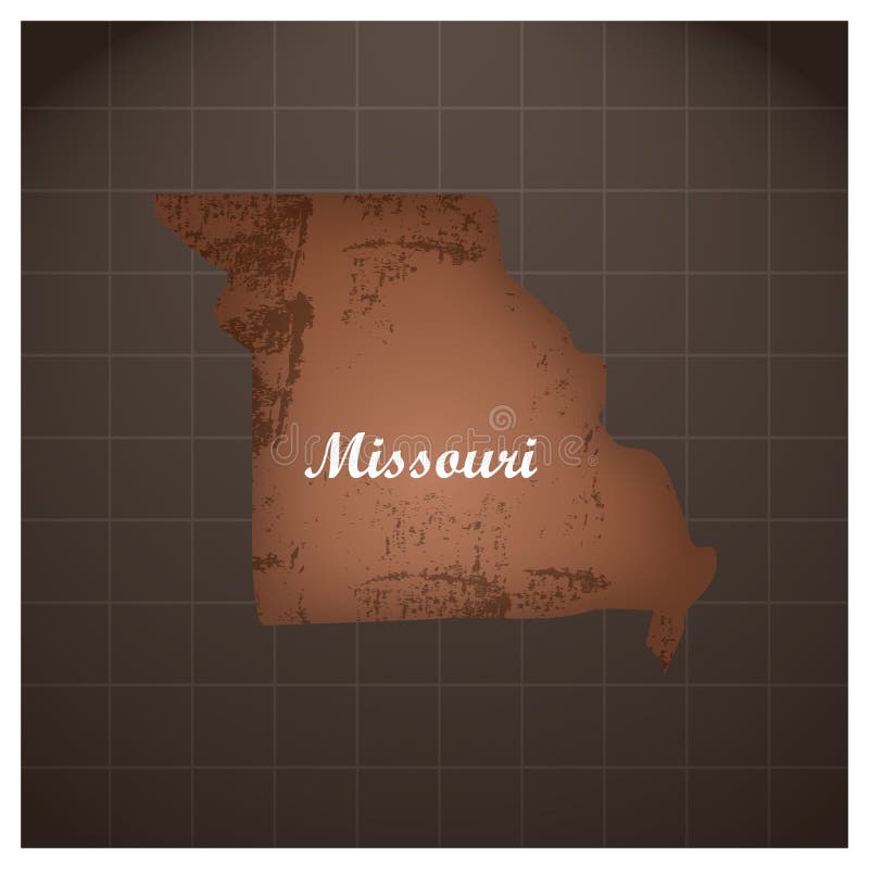 Missouri State Map. Vector Illustration Decorative Design Stock Vector ...