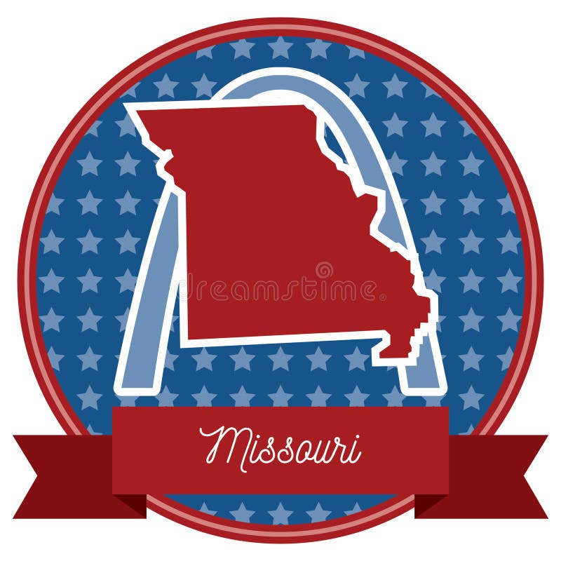 Missouri State Maps Stock Illustrations – 360 Missouri State Maps Stock ...